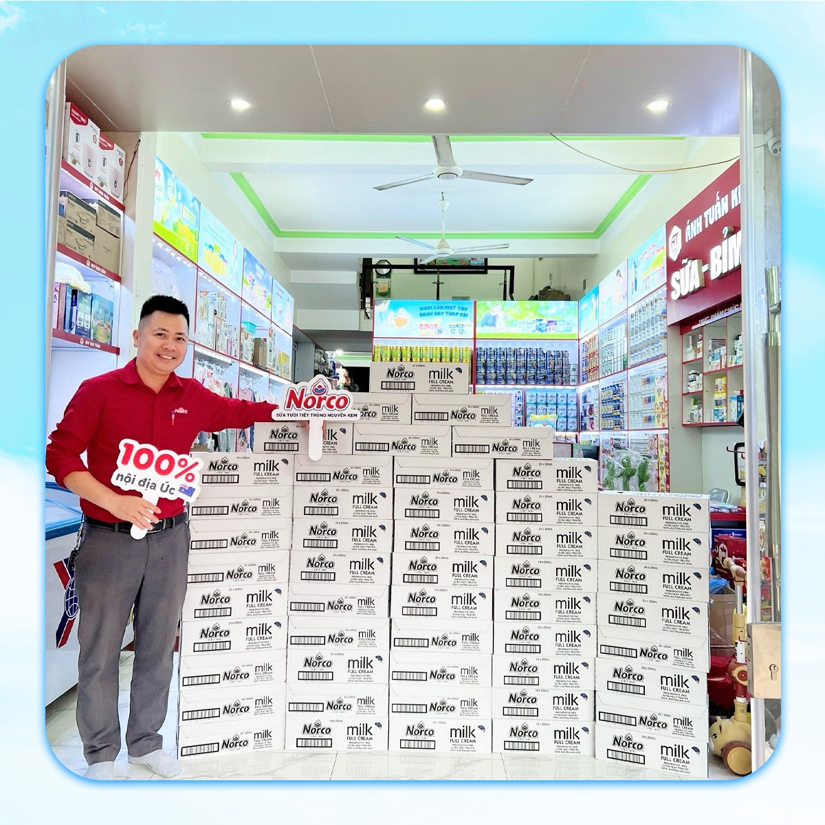 Nhà phân phối Ánh Tuấn chính thức trở nhà NPP Sữa tươi nguyên kem tiệt ...