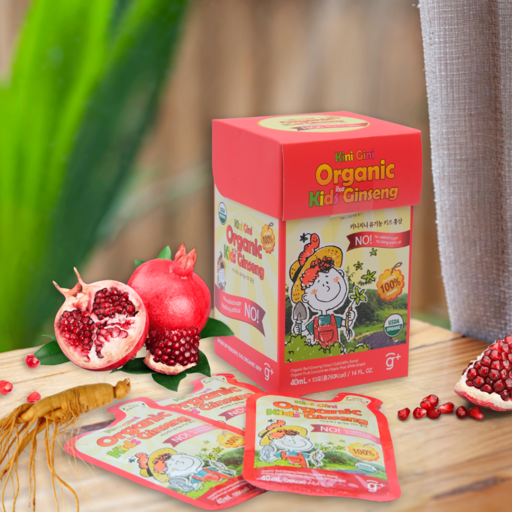 [PHIÊN BẢN MỚI TIỆN LỢI] NƯỚC HỒNG SÂM HỮU CƠ TRẺ EM KINI GINI KIDS KJH ...